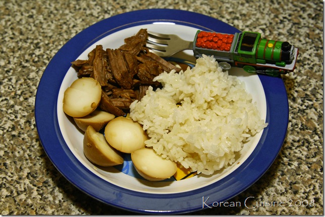 Korean Cuisine: Jang Jorim -(장조림)